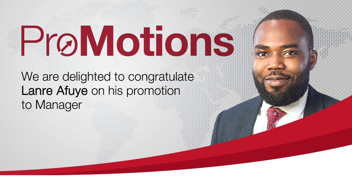 Lanre Afuye promoted to Manager at Andersen in Canada - Andersen in Canada